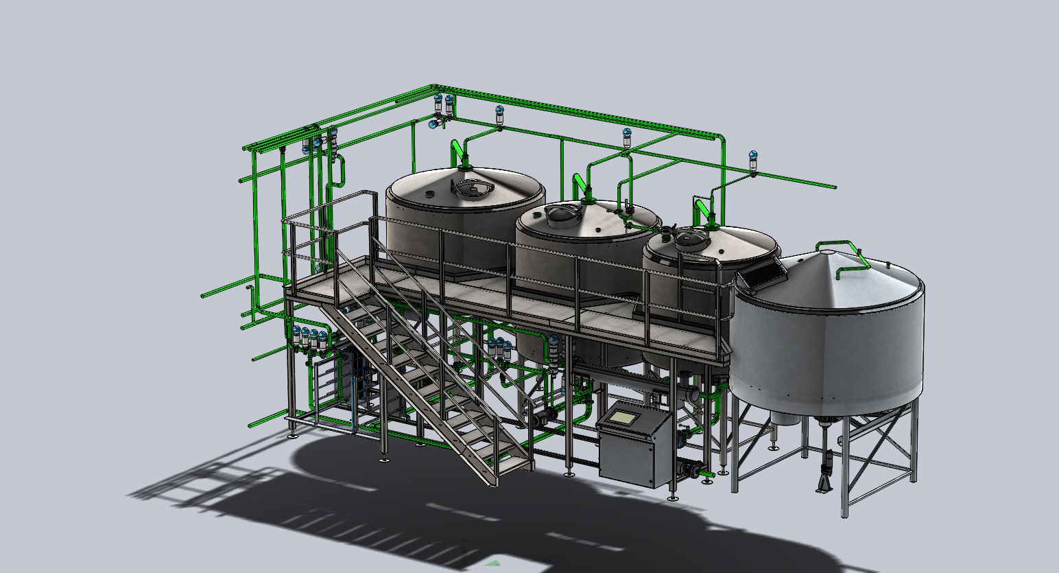 Pure Ingenuity custom fabrication steel brewery equipment. - Pure Ingenuity